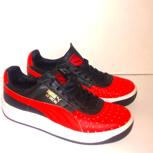 Puma | Shoes | Puma Red And Black Sz 6 Kids 8 Womens | Poshmark